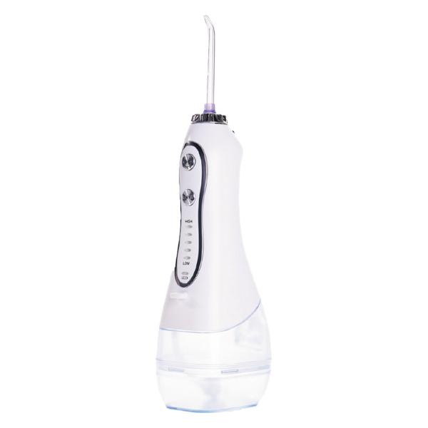 1分でスッキリ！超時短！！口内洗浄素材： ABS・PC機能、性能： 消費電力:21W・充電時間:3-5時間・防水機能:IPX7・噴射方式:パルス式付属品、セット内容： ノズル5種・携帯用ポーチ・充電用USBケーブル・取説・保証書重量： 34...