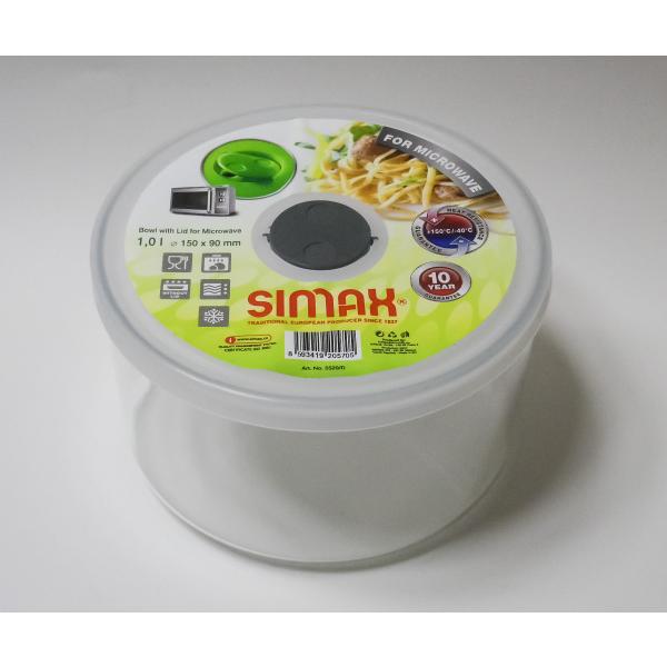 ふたを付けたまま電子レンジＯＫの耐熱ガラスボウルです。電子レンジで中が温まるとフタの真ん中の扉が蒸気で開くしくみです。ラップを使わずに電子レンジでチン、余ったらそのまま冷蔵庫に保存できます。フタを取れば、オーブンにもご使用可能です。チェコ製...