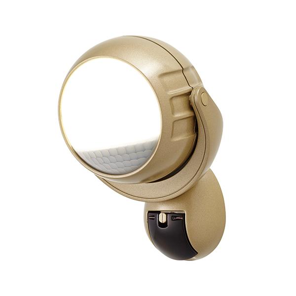 ◆◆　大進 人感 センサーライト 乾電池式 DLB-600B ゴールド 吸盤 屋外 屋内 室内 防犯 LED センサー 玄関 玄関灯 駐車場 防雨 マグネット 磁石 防犯対策　の商品説明◆◆【意匠登録品】【特徴】●吸盤で平らな場所に取付け可...