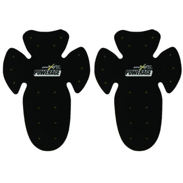 パワーエイジ/POWERAGE PA-528 インナーニープロテクターPORON<br><br>通常、膝プロテクターは屈曲が大きく装着感が気になるアイテムです。<br>PORONの身体への寄り添う感覚は膝...