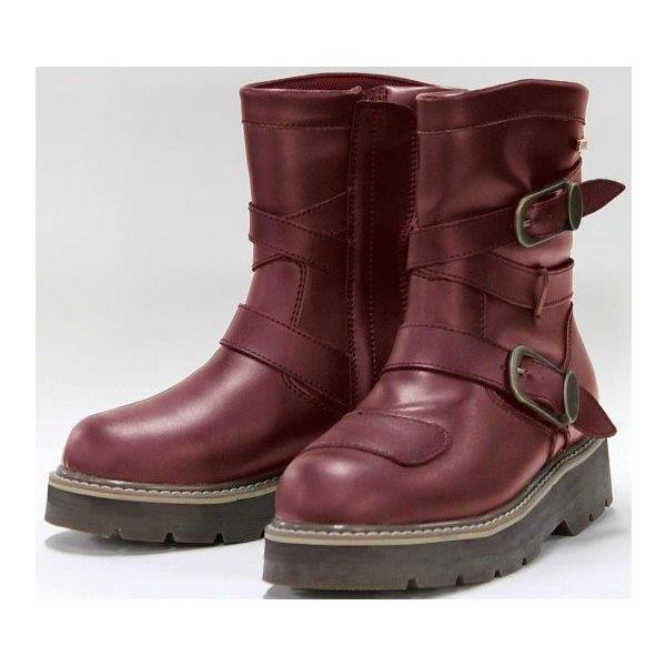 ROSSO/ロッソ ROB-202 防水ライディングハイソールブーツ<br><br>・防水<br>・厚底（ヒール高前2.5cm、後4cm）<br>・牛革ソフトプロテクト付き<br>...
