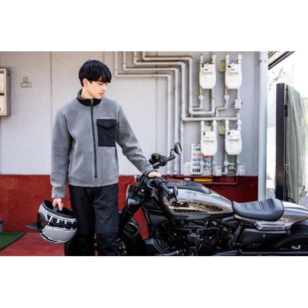 防風ライドフリースジャケット メンズサイズ UNJ132 アーバニズム