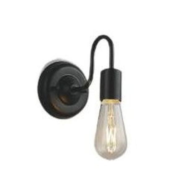 KOIZUMI品名：ブラケット器具ジャンル：ブラケット光源光色：LED（電球色）40W相当ランプ：LED電球2.5W（E26）本体：鋼・マットブラック塗装●高-235 幅-φ63 出幅-199mm 重-0.4kg●消費電力：2.5W●定格光...