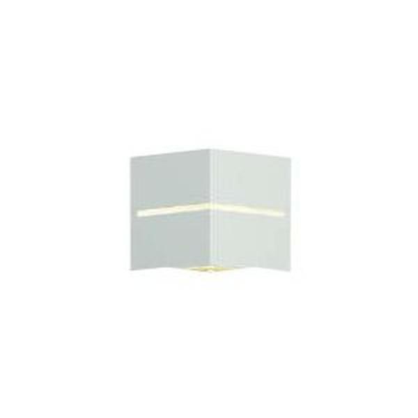 KOIZUMIブラケットLED（電球色）LED60W相当ランプ：LEDランプLDF4（GX53）セード：鋼・ファインホワイト塗装上下面カバー：樹脂（バイオエンプラ）・透明消し●高-120 幅-169 出幅-170mm 重-0.7kg●消費電...