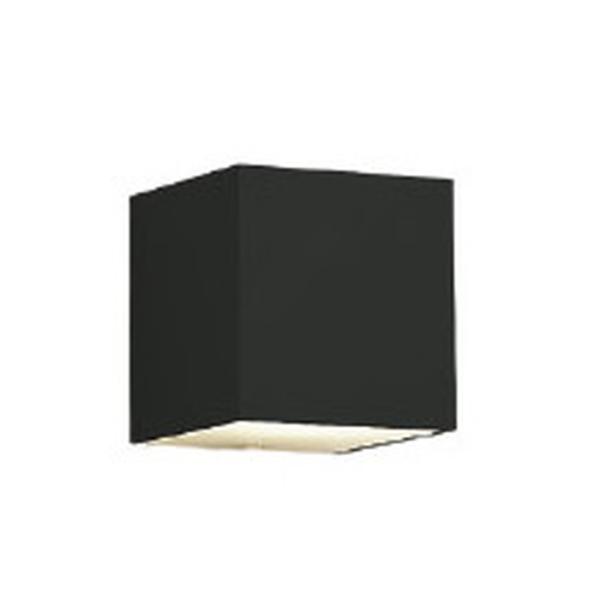 KOIZUMIブラケットLED(温白色)60W相当ランプ：LEDランプLDF5(GX53)セード：アクリル・黒色上下面カバー：アクリル・透明消し●高-115 幅-110 出幅-110mm 重-0.5kg●消費電力：5.0W●定格光束：235...