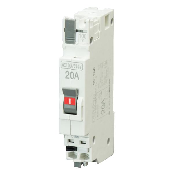 型式 ： BC-2NA 外形寸法 ： 縦89mm 横17mm 高さ56mm 高さ（パネルカット部まで）47mm 標準価格 ： 1,560円 遮断器の種類 ： パールテクトブレーカ 保護目的 ： 0 適用モータ容量 (AC200V) ： 0 ...