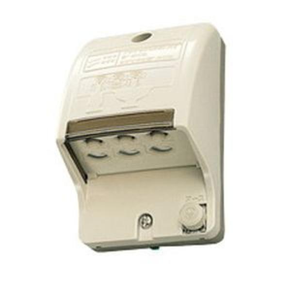 TOSHIBA＜ 仕様 ＞    形名：DC1093N(C)希望小売価格：1,300 円 (税別)品名：ＥＴ付防水コンセント（３個用）商品コード：74510031JANコード：4974550025072発売日：2003-09-25