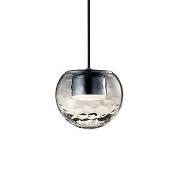 ODELIC水面の美しいゆらめきをイメージしたあかり。高い透明感をもつセードから放たれる光がインテリアを彩ります。白熱灯60W相当　480lm非調光透明・模様入電球色高演色LEDランプ交換可能型ランプNO：NO293Eランプ仕様：LDF5L...