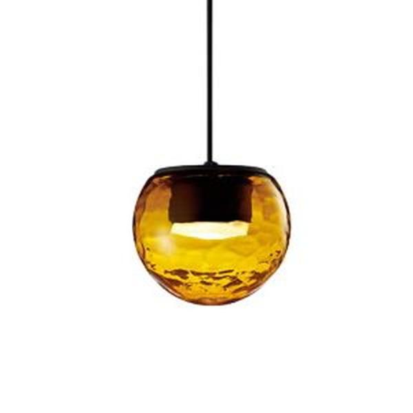 ODELIC水面の美しいゆらめきをイメージしたあかり。高い透明感をもつセードから放たれる光がインテリアを彩ります。白熱灯60W相当　346lm非調光セピア・模様入電球色高演色LEDランプ交換可能型ランプNO：NO293Eランプ仕様：LDF5...