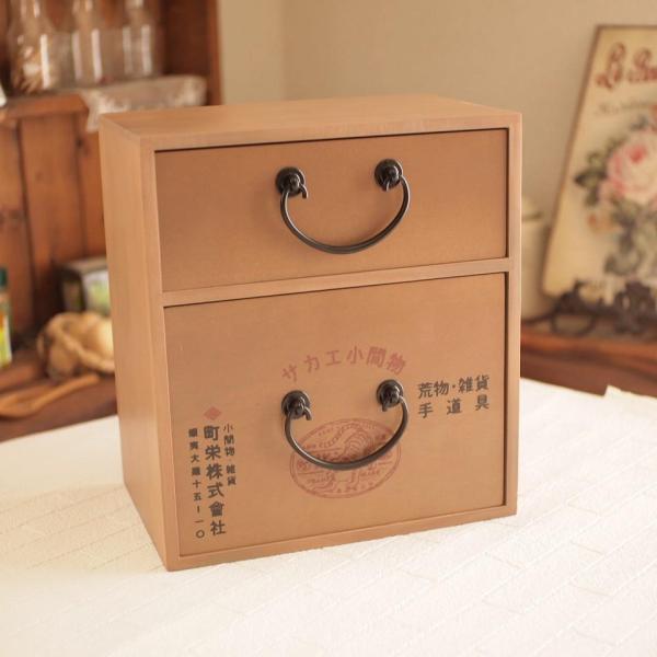 レトロなデザインが魅力の救急箱です！懐かしい雰囲気が漂い、木の温かみを感じさせます。おしゃれな金具がポイントとなっており、インテリアとしてもご活用いただけます。収納力も抜群で、薬や小物をきちんとまとめておけるのが嬉しいですね♪中の仕切りは取...