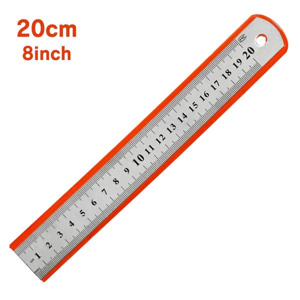 用途：ソーイング・手芸・レザークラフト・DIY・事務作業など日常便利にお使いいただける金属定規。両端にメモリがあり図りやすい定規です。片面は センチ、反対の面はインチを計測できます。カッターの使用にも適していますご家庭、学校、事務所等での使...