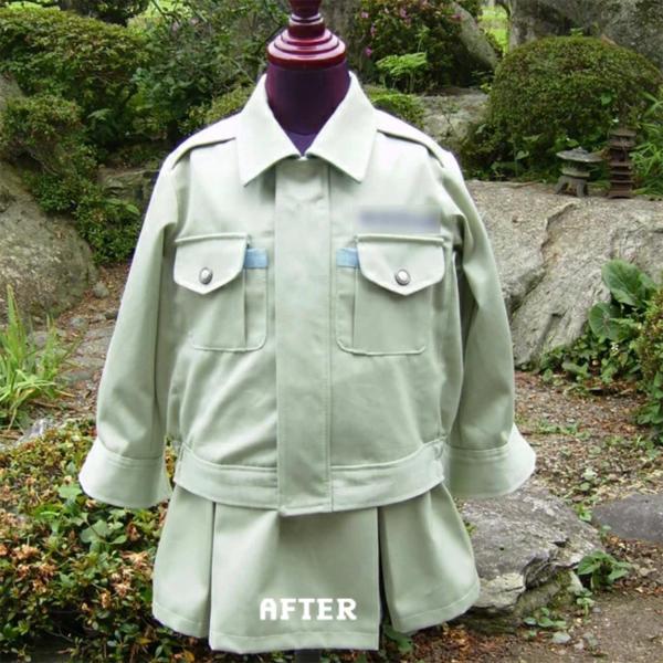 お父さんやお母さん、おじいちゃまやおばあちゃまの仕事着・作業着をお子様サイズにサイズダウンする、リメイクご注文受付ページです。お子様サイズを確認させていただいてオーダーメイドで制作しますのでちょうど良いサイズ感で仕上がります。ご家族の記念写...