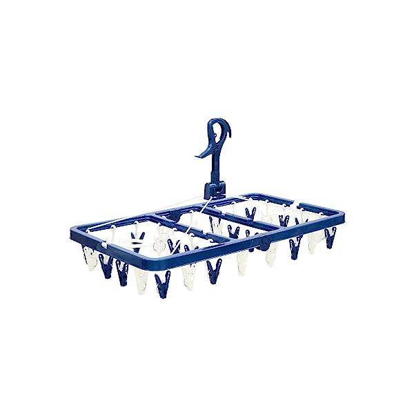 材質：本体・ピンチ：ポリプロピレン、ワイヤー：鉄線、バネ：鋼線<br>商品サイズ：【キャッチ使用時】330×600×325mm(展開時)【フック使用時】330×600×180mm(展開時)<br>ピンチ32個付きサイ...