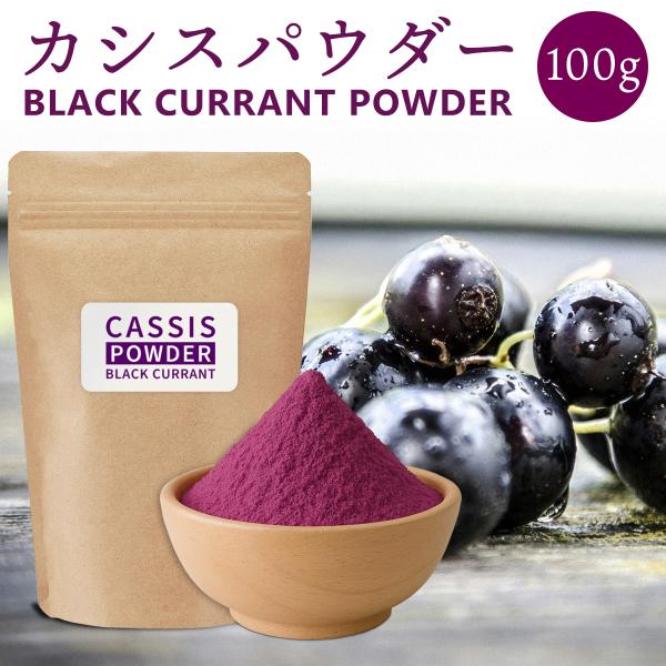 カシス 粉末 スプレードライパウダー カ100g ポーランド産 カシスパウダー 果汁 ヨーグルト スムージー ジュース お菓子作り 材料 アントシアニン ビタミン ミネラル