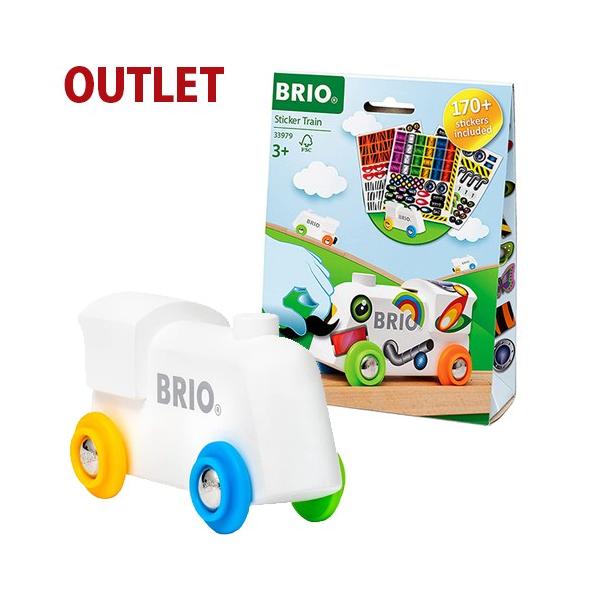 木製レール レールトイ 木のおもちゃ 知育玩具 木製玩具 男の子 出産祝い 誕生日 プレゼント 1歳 2歳 3歳 ごっこ遊び ギフト クリスマスBRIO社　木のおもちゃ ステッカートレイン　着せ替え です。ステッカートレインは、小さなアーテ...