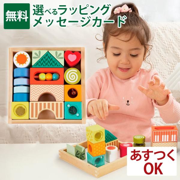 木のおもちゃ 知育玩具 木の玩具 木製玩具 男の子 出産祝い 誕生日 プレゼント 1歳 2歳 3歳 指先知育 ごっこ遊び ギフト クリスマスClassicWORLD クラシックワールド エクスプロレイションブロックス 音つみき です。 仕掛...