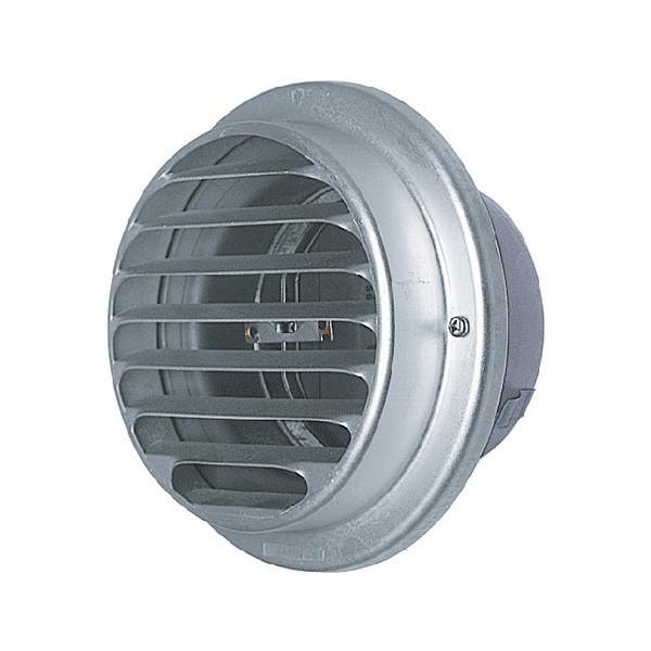 ●防火設備該当品●ギャラリ付●アルミ製●適用パイプ：Φ200mm●低圧損タイプ●耐蝕処理仕上げ●抜け止め金具付（スプリング式）●ギャラリ付●防火ダンパー付●建材試験センター証明番号：第01EG022号●ダクト用換気扇の屋外側のダクト先端に取...