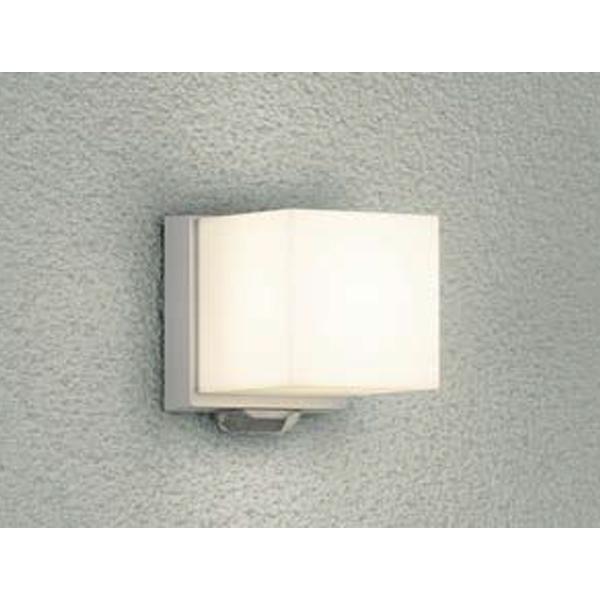 ●電球色　2700K・Ra85●人感センサー ON/OFFタイプI●ランプ付●LED電球 4.6W（E26）●白熱灯60W相当●プラスチック ウォームシルバー塗装●アクリル 乳白（マット）●巾130 高150 出165mm 0.7kg●10...