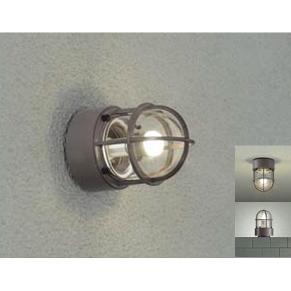 ●電球色　2700K・Ra85●ランプ付●LED電球 4.2W（E17）●白熱灯60W相当●アルミダイカスト ラスティー●ブラウンレザートーン塗装●ガラス 透明●径直径115 出160mm 0.7kg●7VA●AC100V●光源寿命4000...