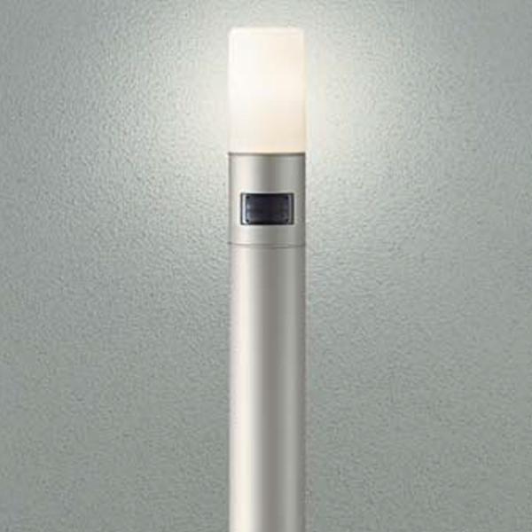 ●電球色　2700K・Ra85●人感センサー　ON/OFFタイプII●ランプ付●LED電球 4.6W（E26）●白熱灯60W相当●アルミダイカスト・アルミ型材 塗装●ガラス 乳白●径直径100 高1110 埋込深300mm 3.5kg●10...