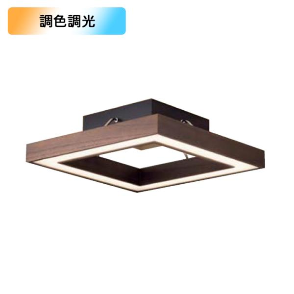 ●昼白色/5000K・Ra83-電球色/2700K・Ra83 調色調光●LED 58W●鋼板 黒塗装●鋼管 クロームメッキ●木製 ウォールナット色塗装●アクリル 乳白(マット)●径□600 高173mm 4.6kg●59VA●プルレススイッ...