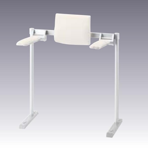 ●寸法:744×636(405)×870(1141)( )は手すりはね上げ時●背もたれ・手すり:合成皮革●本体:鋼管アクリル焼付塗装仕上げ(色:シルバー)壁補強工事ができなくても、床に固定することで設置可能。●商品型番・リクシル(LIXIL...