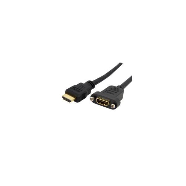 【アクセスしやすいパネルにHDMI接続端子を固定】 検索キーワード: (【 安心メーカー無期限保証 】接続、変換、拡張、分離、切換えを行うIT、 A / Vプロフェッショナルのためのパーツを製造しています StarTech.com（スターテ...