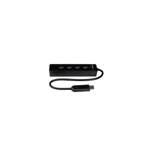 【長めのケーブルがついたスリムタイプのハブを使って、UltrabookなどノートパソコンにUSB 3.0ポート4口を増設】 検索キーワード: (【 安心メーカー無期限保証 】接続、変換、拡張、分離、切換えを行うIT、 A / Vプロフェッシ...