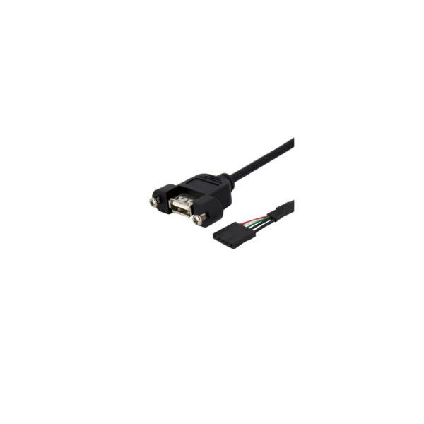 【パネルマウントUSB-Aポートをマザーボードヘッダーに接続】 検索キーワード: (【 安心メーカー無期限保証 】接続、変換、拡張、分離、切換えを行うIT、 A / Vプロフェッショナルのためのパーツを製造しています StarTech.co...