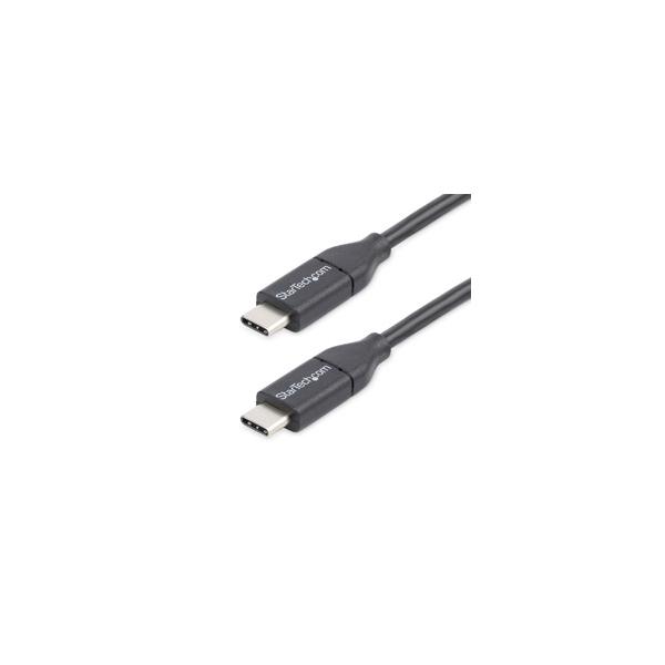 【50cm、USB 2.0、60W 3A、Type-C to Type-C、オス-オス。USB 2.0 Type-C対応デバイスを充電。配線もすっきり】 検索キーワード:ＳｔａｒＴｅｃｈ．ｃｏｍ ケーブル|USBケーブル メーカー型番:US...