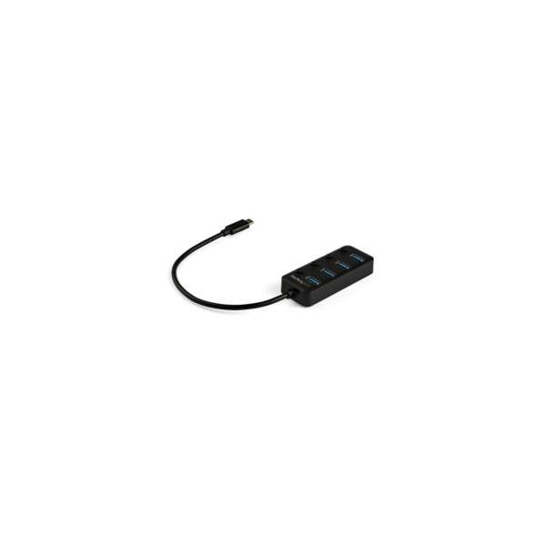 【USB-C搭載ノートパソコン/タブレット/スマートフォンにUSB 3.0 Type-Aポート4口を増設するUSB-Cハブ。】 検索キーワード: (【 安心メーカー無期限保証 】接続、変換、拡張、分離、切換えを行うIT、 A / Vプロフェ...