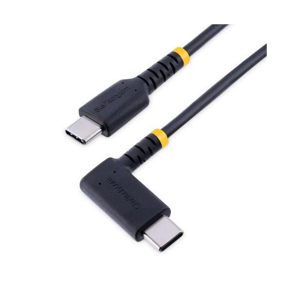 【高耐久L型右向きUSB-Cケーブル。USB周辺機器の接続&amp;充電に使用でき、デバイスにぴったり沿ってケーブルの引き回しが可能。】 検索キーワード: (【 安心メーカー無期限保証 】接続、変換、拡張、分離、切換えを行うIT、 A / ...