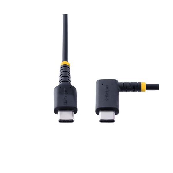 【高耐久L型右向きUSB-Cケーブル。USB周辺機器の接続&amp;充電に使用でき、デバイスにぴったり沿ってケーブルの引き回しが可能。】 検索キーワード: (【 安心メーカー無期限保証 】接続、変換、拡張、分離、切換えを行うIT、 A / ...