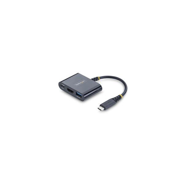 【ブラック。4K60Hz HDMIディスプレイ接続、USB-A 5Gbps、USB-C 5Gbps対応140W PDパススルー搭載。場所を問わず作業環境を構築可能】 検索キーワード:ＳｔａｒＴｅｃｈ．ｃｏｍ インターフェイス|統合インターフ...