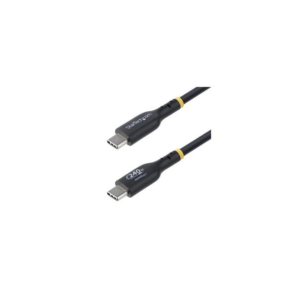 【3m、ブラック。最大240WのPower Delivery EPRに対応し、USB-Cデバイスを接続・充電】 検索キーワード:ＳｔａｒＴｅｃｈ．ｃｏｍ ケーブル|USBケーブル メーカー型番:USB2EPR3M