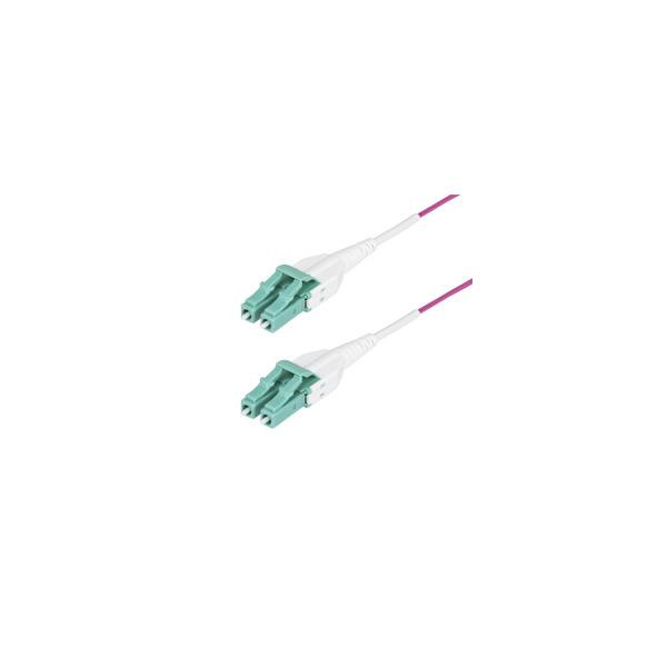 【10m、LC-LC UPC、50/125、2芯、100Gbps、高耐久、OFNR、エリカバイオレット。識別性と配線効率に優れたOM4マルチモード光ファイバーケ…】 検索キーワード:ＳｔａｒＴｅｃｈ．ｃｏｍ ケーブル|ファイバーチャネルケー...