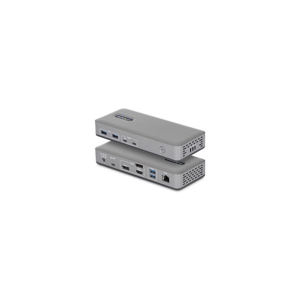 【100W PD、LANポート搭載。DisplayPort+HDMIによる3画面4K映像出力と、USB?A/Cポートを備えたUSB-Cドッキングステーション】 検索キーワード:ＳｔａｒＴｅｃｈ．ｃｏｍ インターフェイス|統合インターフェイス...