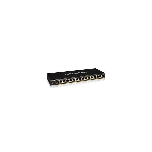 【全16ポートがPoE+に対応した設定不要のアンマネージL2スイッチングハブです。筐体全体で183Wを給電可能。】 検索キーワード:ネットギア・インターナショナル ハブ／スイッチ|L2スイッチ メーカー型番:GS316PP-100AJS G...