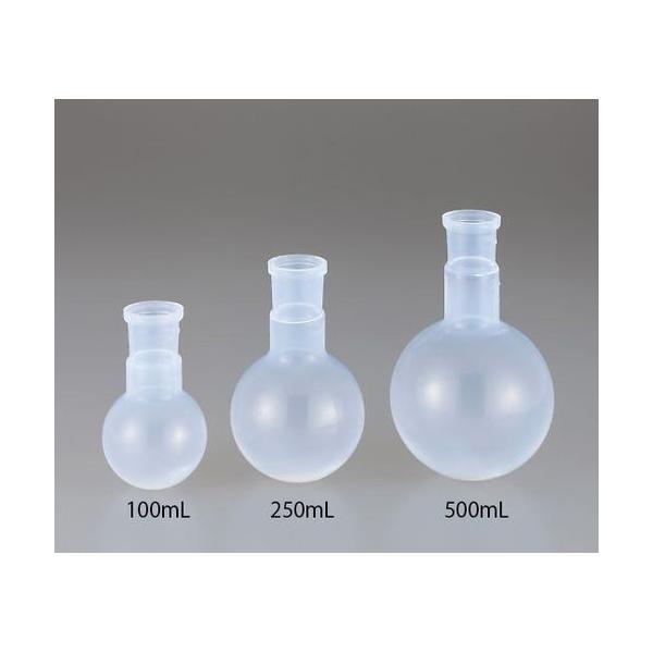 【PFAフラスコ（一つ口） 100mL  (1個)】 検索キーワード:　 硝子器具・機器類|ガラス容器 メーカー型番:4-1638-01 4163801