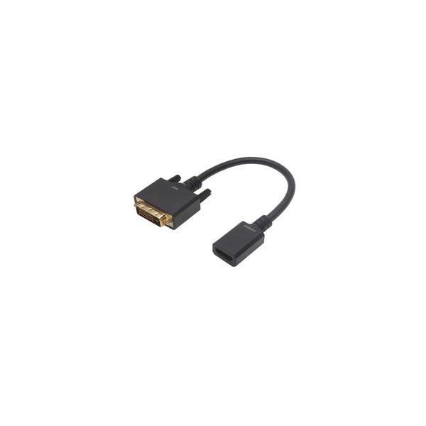 【新デザインを採用したHDMI-DVI変換アダプタ】 検索キーワード:ホーリック|horic ケーブル|HDMIケーブル メーカー型番:HAFDV-700BB HAFDV700BB