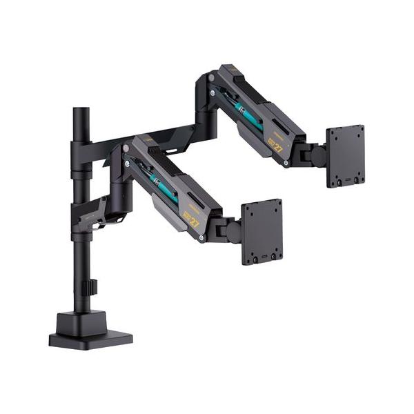 【ガス圧式ゲーミングモニターアーム「GENERATION」ブラック】 検索キーワード:センチュリー|CENTURY ディスプレイ|ディスプレイオプション メーカー型番:CRC-GMA02B CRCGMA02B