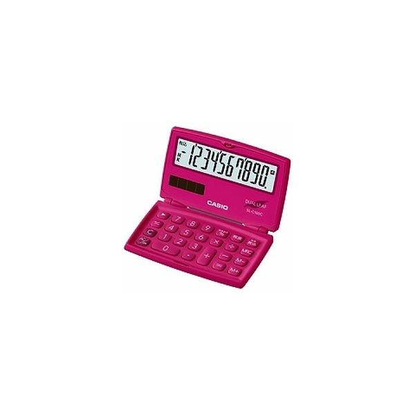 【●毎日がもっとワクワクする、ポップでキュートな電卓!●持ち運びに便利な折りたたみ手帳タイプ●10桁/税率変更に対応する税計算機能搭載】 検索キーワード:カシオ計算機（CASIO）|CASIO 情報家電・AV機器|　 メーカー型番:SL-C...