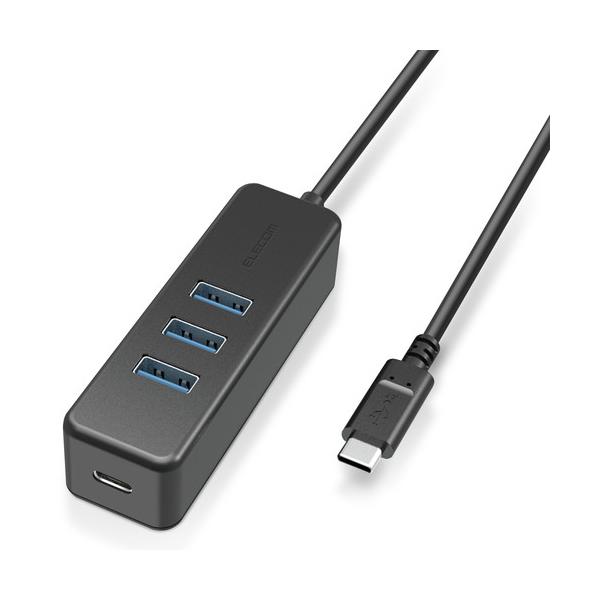 【USB Type-Cポートを搭載したパソコンで3台のUSB-Aデバイスが使える3ポートUSB3.1 Gen1ハブです。】 検索キーワード:エレコム|ELECOM ハブ／スイッチ|エンタープライズスイッチ メーカー型番:U3HC-T431P...