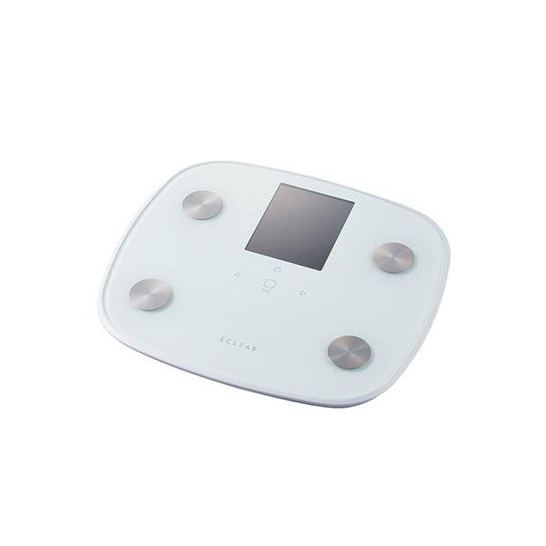 【体組成計 体重計 ヘルスメーター 自動認識機能付 MRI測定 100g単位 大画面 測定項目一覧表示 ホワイト】 検索キーワード:エレコム|ELECOM 健康器具|ヘルスケア メーカー型番:HCS-FS05WH HCSFS05WH