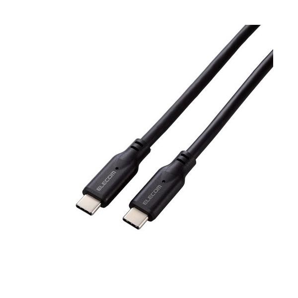 【USB Type-C to USB Type-Cケーブル/USB3.1準拠/100W対応/スタンダード/1.0m/ブラック】 検索キーワード:エレコム|ELECOM モバイルアクセサリー|　 メーカー型番:MPA-CC1G10BK MPA...