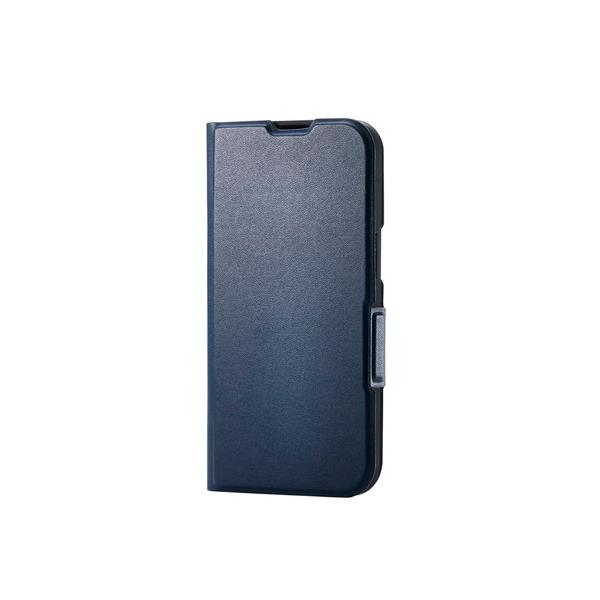 【対応機種：iPhone 16e ■セット内容：ケース本体×1 ■材質：ケース本体:合成皮革、TPU(熱可塑性ポリウレタン)、磁石 ■カラー：ネイビー ■ワイヤレス充電器対応：○■】 検索キーワード:エレコム|ELECOM モバイルアクセサ...