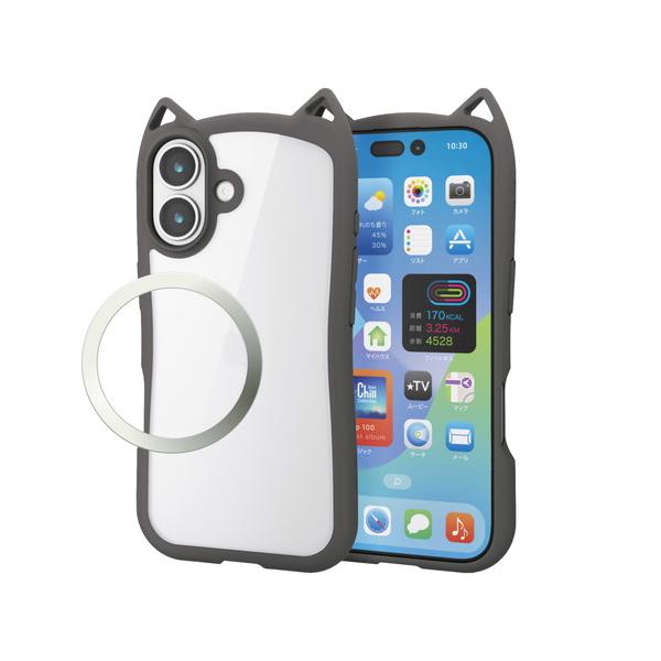 【対応機種：iPhone 17 ■セット内容：ケース本体×1、ストラップホールシート(1つ穴・半透明タイプ)×1、メタルステッカー×1 ■】 検索キーワード:エレコム|ELECOM モバイルアクセサリー（ケース／カバー）|　 スマホケース ...