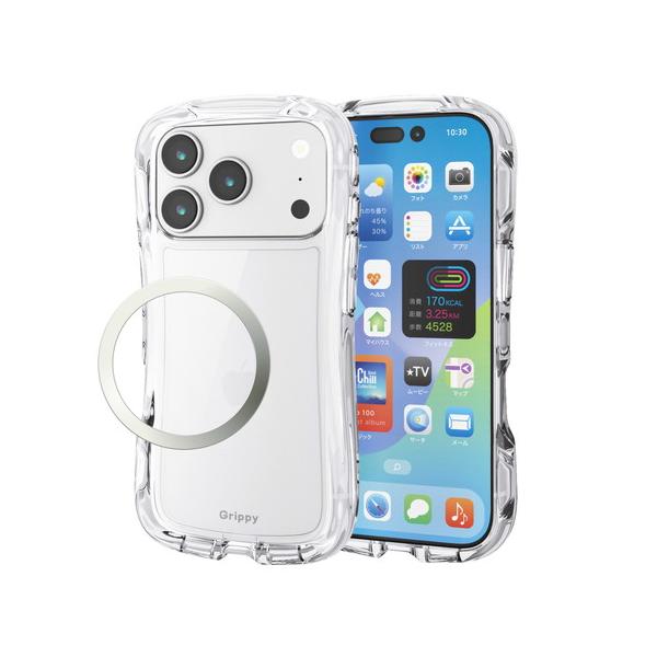 【対応機種：iPhone 17 Pro ■セット内容：ケース本体×1、ストラップホールシート(1つ穴・半透明タイプ)×1、メタルステッカー×1 ■】 検索キーワード:エレコム|ELECOM モバイルアクセサリー（ケース／カバー）|　 スマホ...