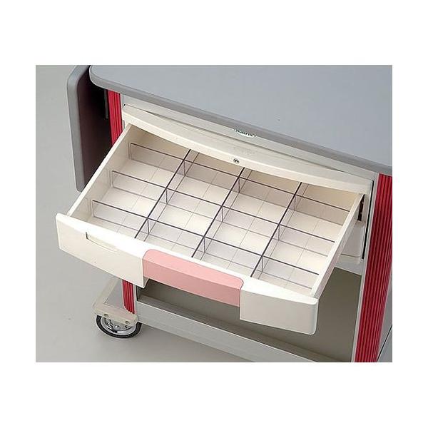 【A3引出し用仕切り板 (1セット) タテ・ヨコ各3枚。型番：A3引出し用仕切板。 。】 検索キーワード:アズワン 救急|救急カート、ワゴン関連品 メーカー型番:0-3588-13 0358813