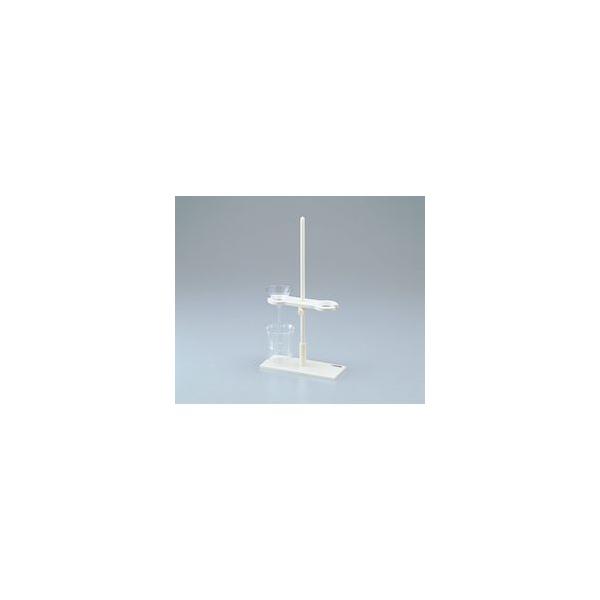 【エンビロート台 φ34mm×2 240×95×450 (1個) 材質：PVC。穴径：φ34mm。サイズ（mm）：240×95×450。支柱径（φmm）：13。 。 ＰＶＣ製のロート台です。】 検索キーワード: 研究・計測・科学 汎用器具・...